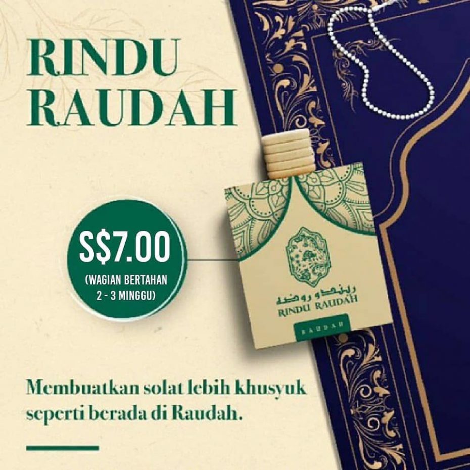 Perfume Rindu Raudah (10ml) - Madinah.SG