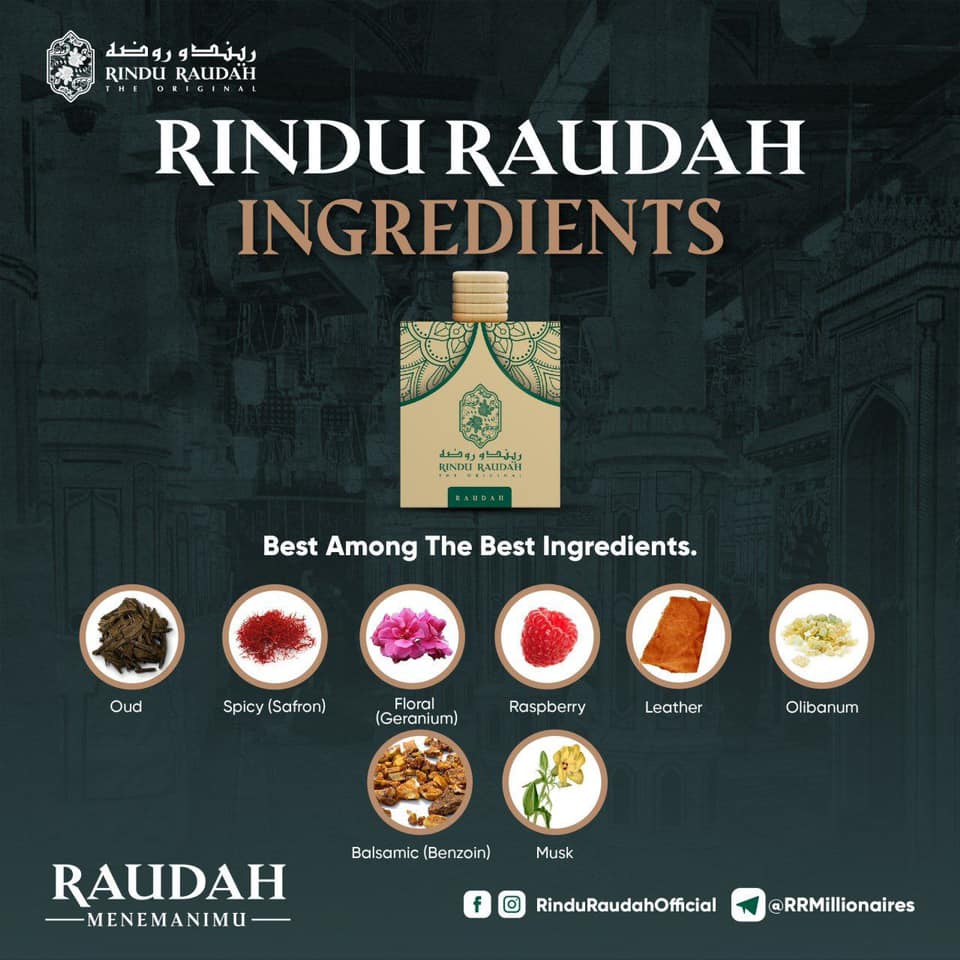 Perfume Rindu Raudah (10ml) - Madinah.SG